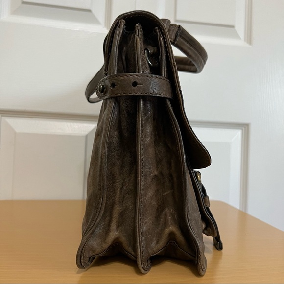 Frye | Bags | Frye Cameron Leather Satchel Messenger Bag | Poshmark